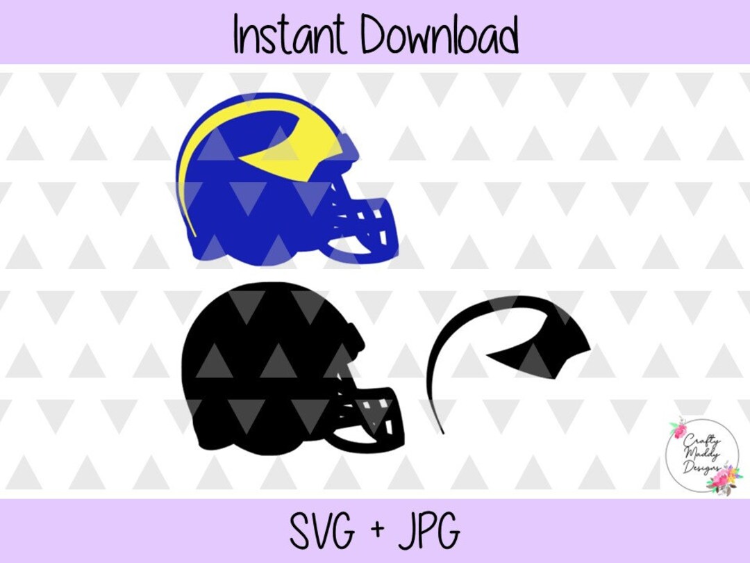 Football Helmet - SVG Jpg Digital Cut Files - Instant Download - Etsy