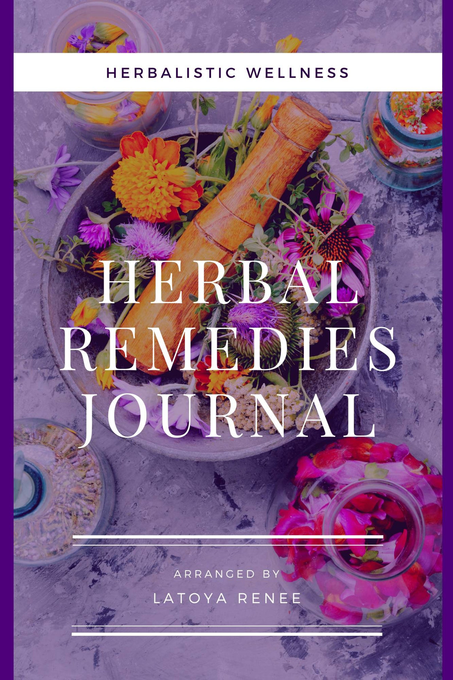 Herbal Remedies Journal 295 Pages DIY Wellness Journal - Etsy