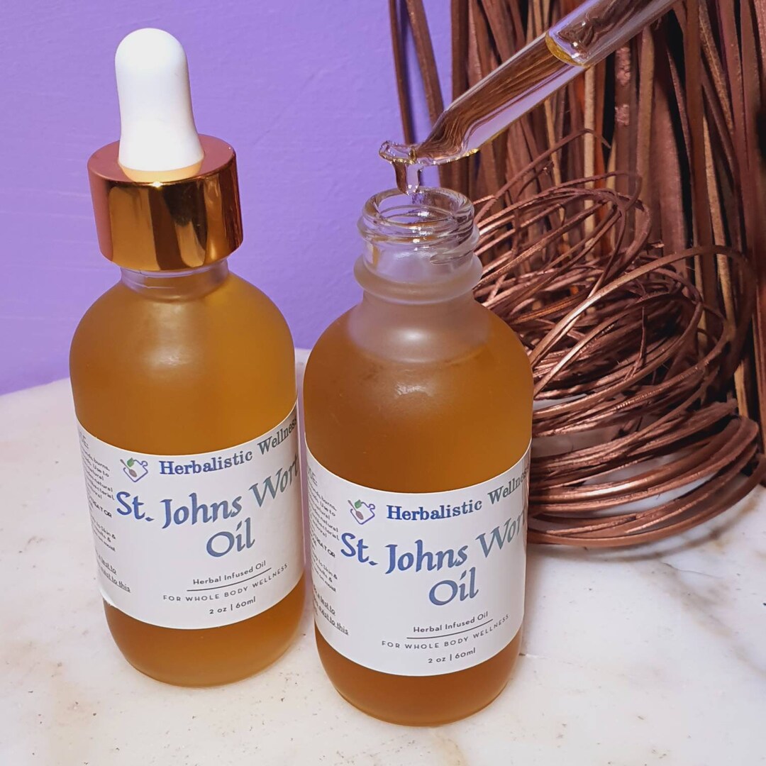 St. John's Body Oil Massage Oil Sunburn Oil Rubbing Oil - Etsy