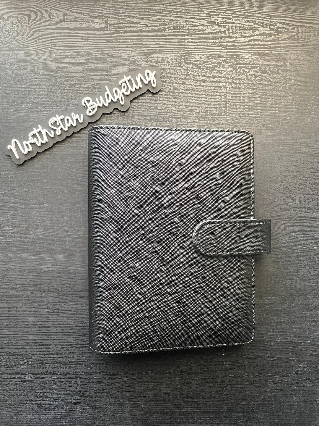 A6 Binder/ Planner/ Budget Binder Saffiano Leather Black - Etsy