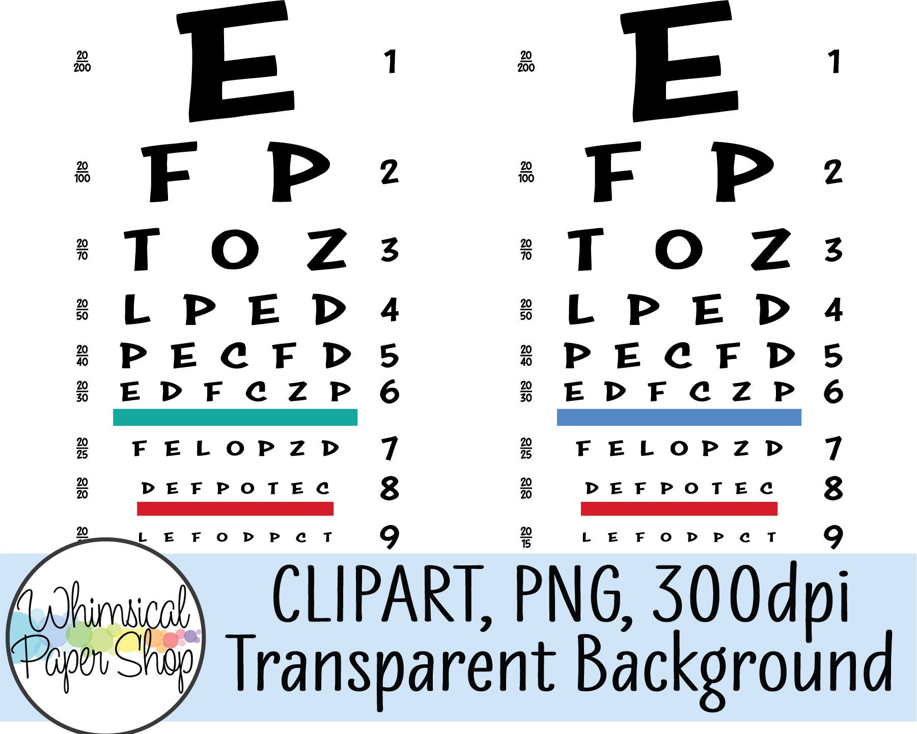 Glasses SVG Clipart Eye Chart SVG Clipart Eye Glasses - Etsy Australia