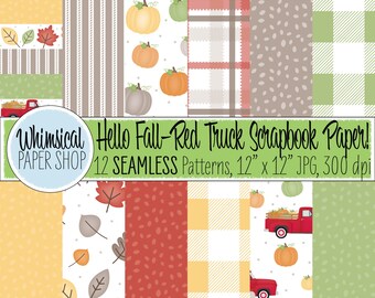 Red Truck Patterns | Etsy