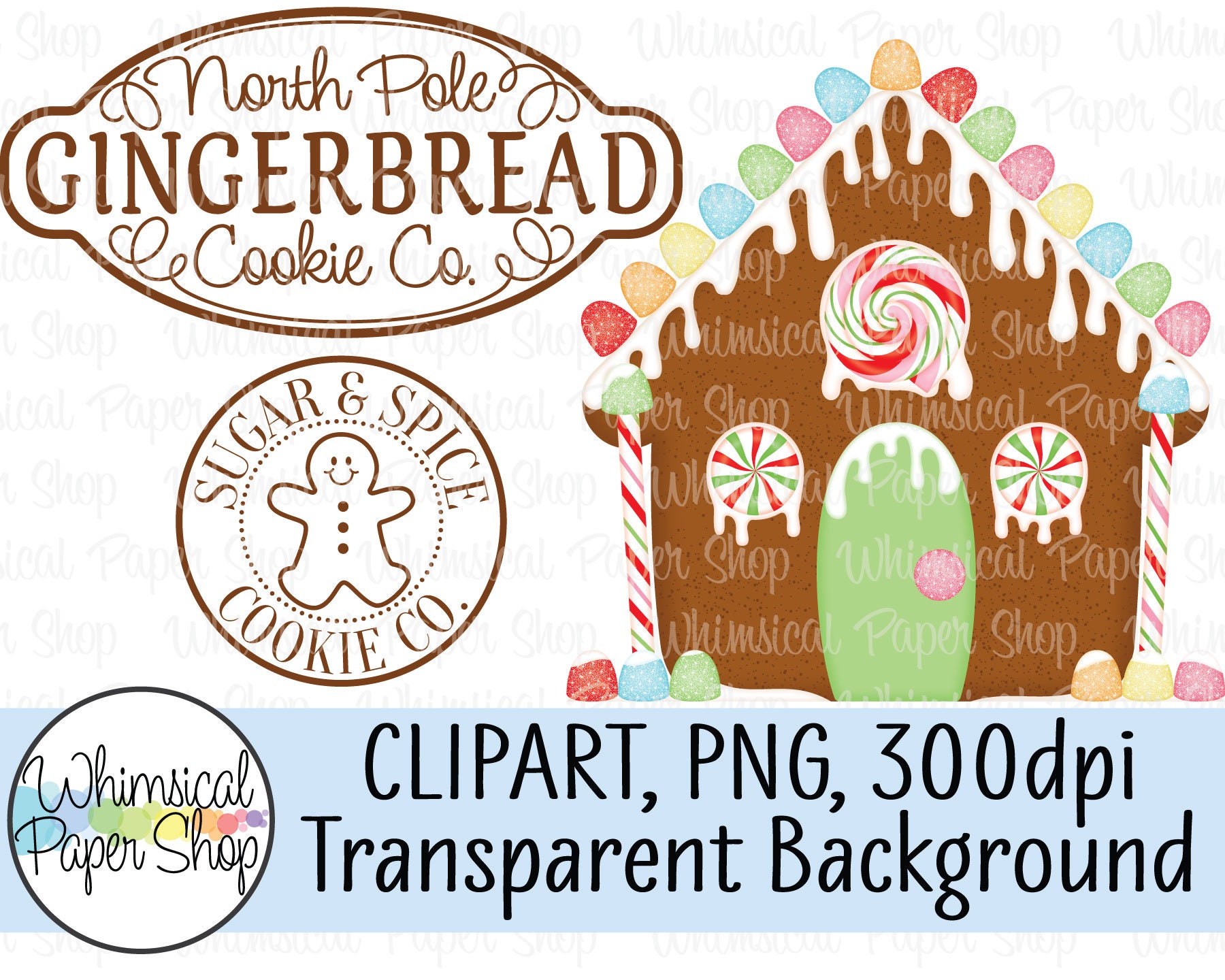 Gingerbread SVG Clipart Gingerbread House Svg Gingerbread - Etsy