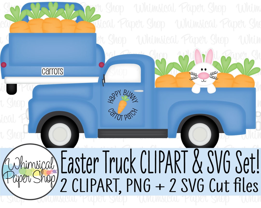 Easter SVG Clipart Set, Easter Bunny SVG, Easter Png, Easter Clipart ...