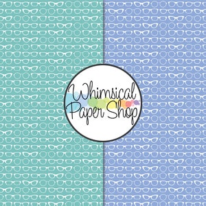 Seamless Eye Chart Digital Paper 2, Eye Doctor Digital Paper, Optometry ...