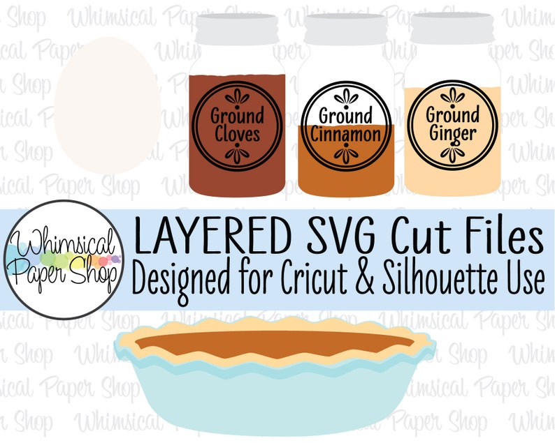 Pumpkin Pie Clipart SVG Set Baking Clipart Baking Svg - Etsy