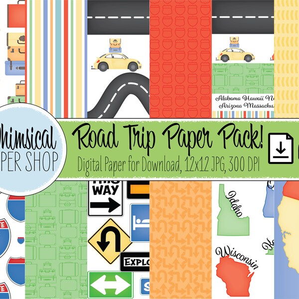 Road Trip Scrapbook - Etsy