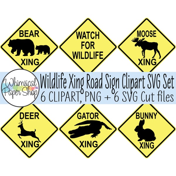 Crossing Animals Svg - Etsy