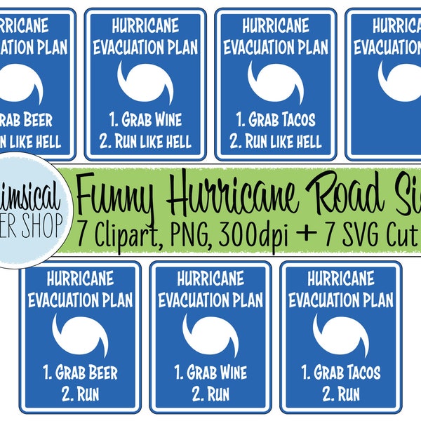 Hurricane Evacuation Plan Grab Beer - Etsy