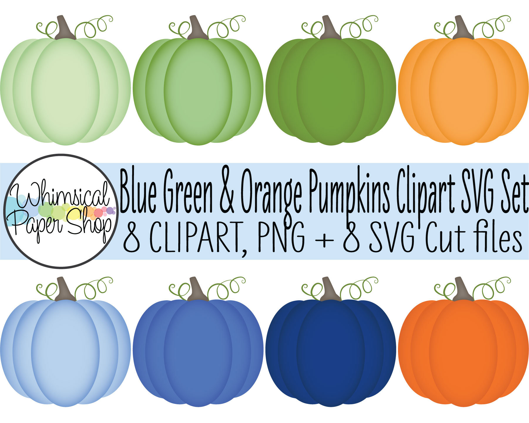 Green Pumpkin Clipart