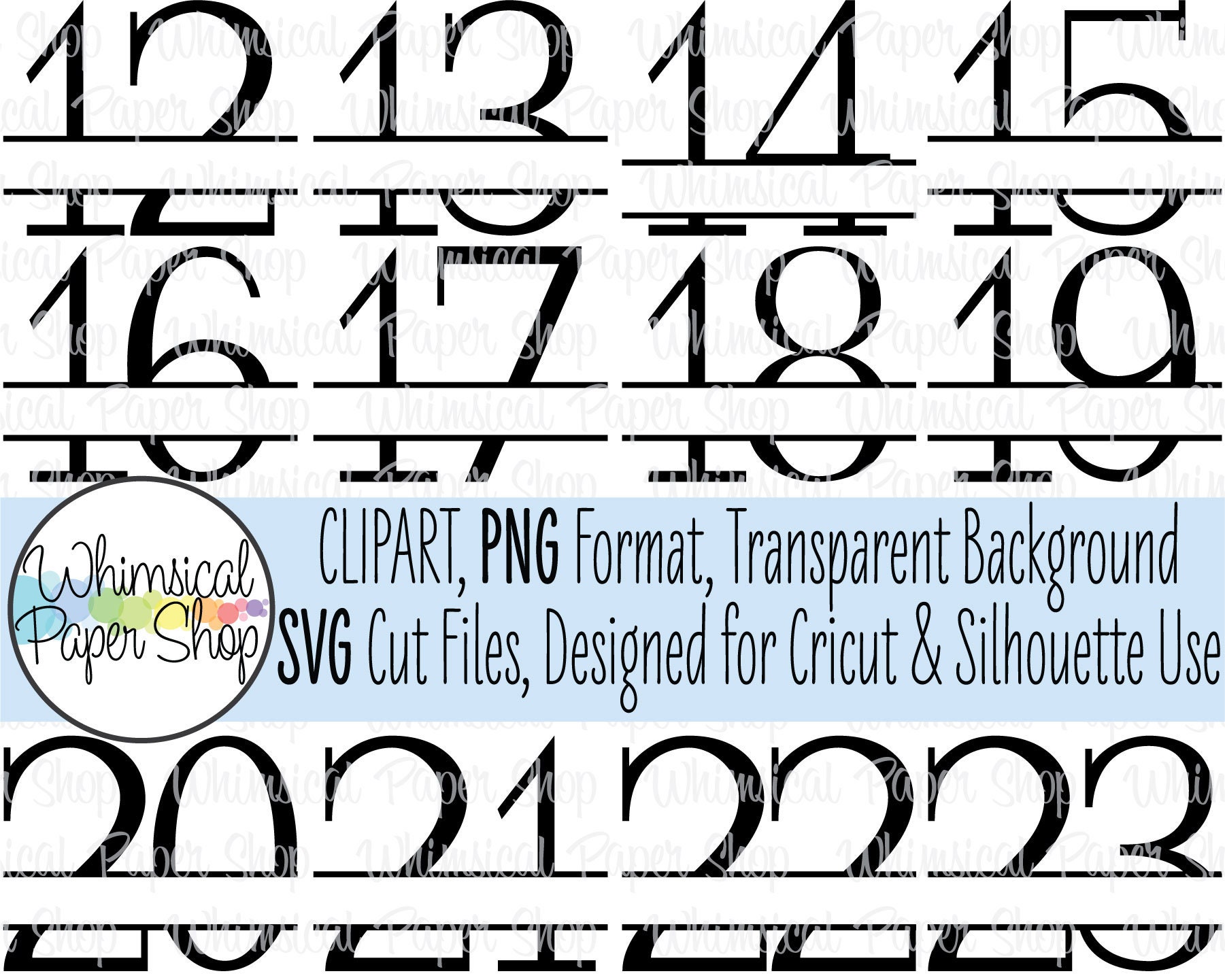 Split Monogram SVG & Clipart Set Table Number Svg Split - Etsy Australia