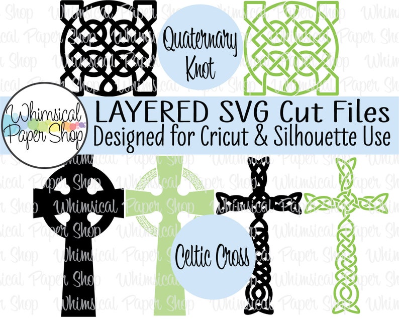 Celtic Knot PNG SVG Set Love Knot Sailors Knot Quaternary - Etsy