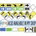 Construction SVG Clipart Set1, Printable Construction Clipart, Road ...