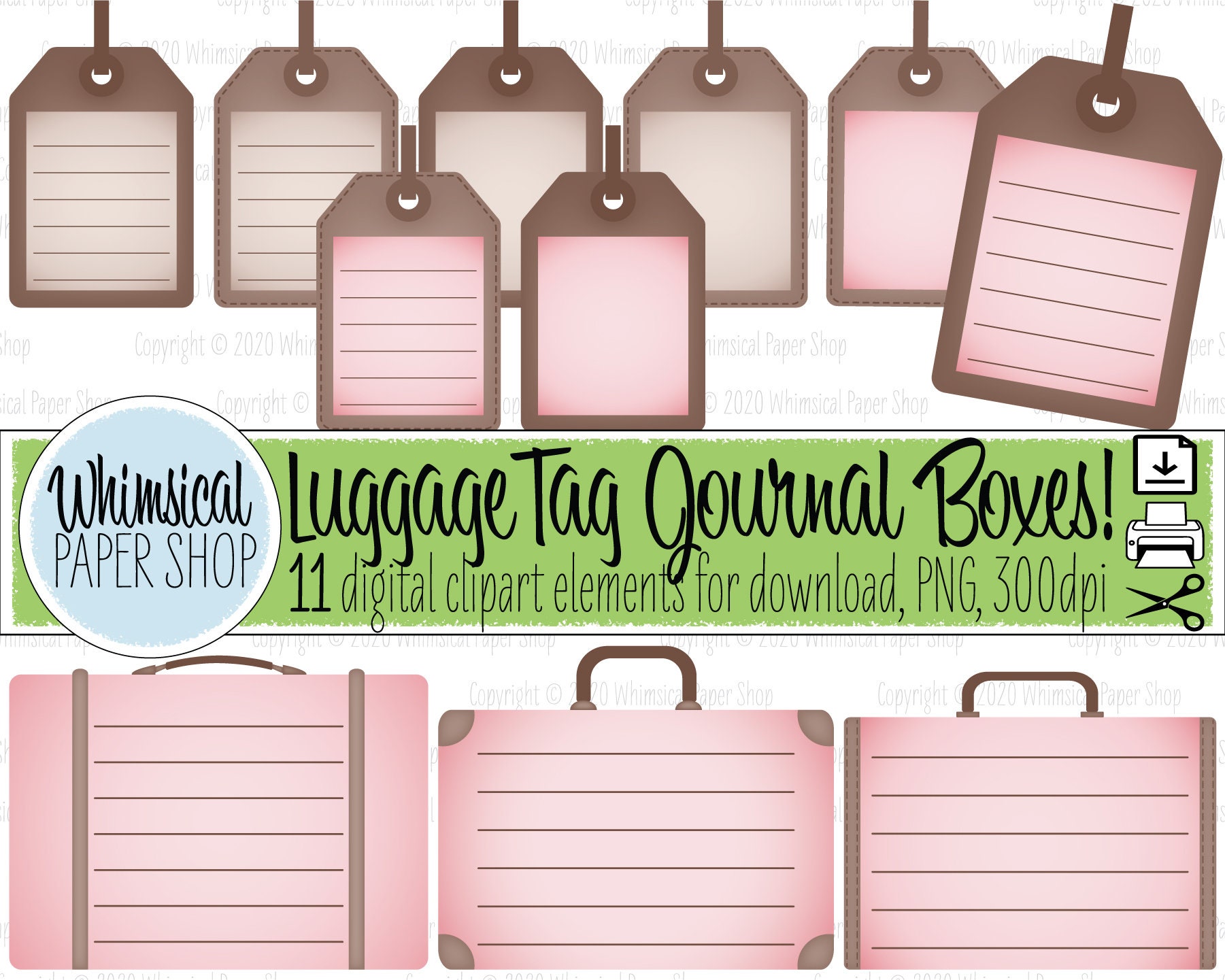 Luggage Tag Clipart