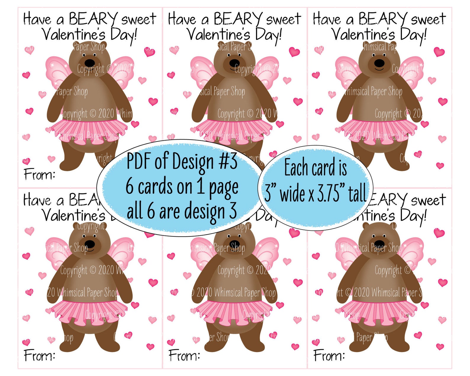 Printable Valentine's Day Cards for Kids Valentine Tag - Etsy