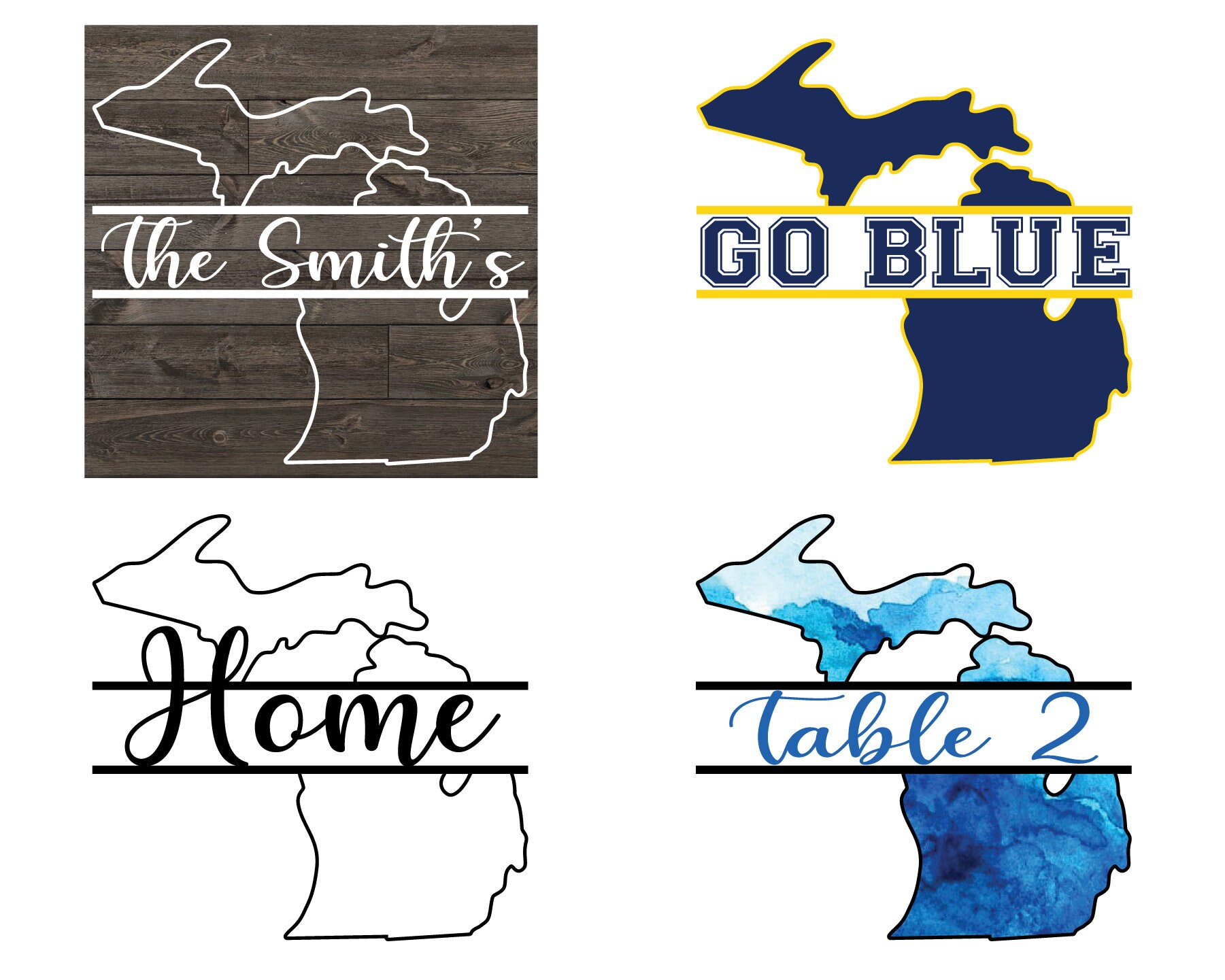 SVG Split State Shape cut files split state outline svg for | Etsy