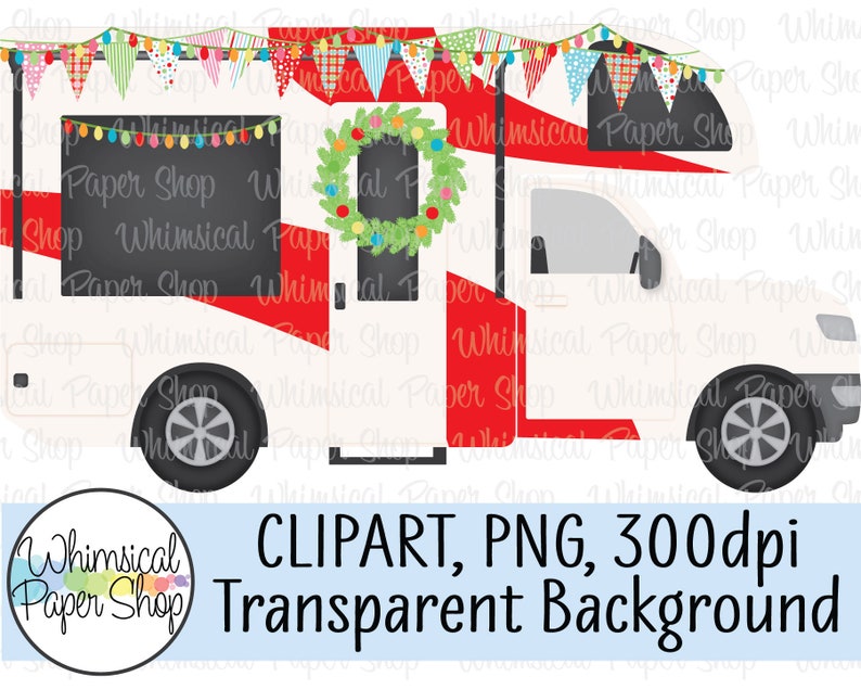 Camping Santa Clipart Set Santa and Mrs Claus Santa Claus - Etsy