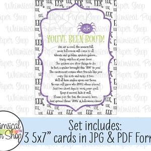 We Have Been Booed Printable Halloween Game, Youve Been Booed ...