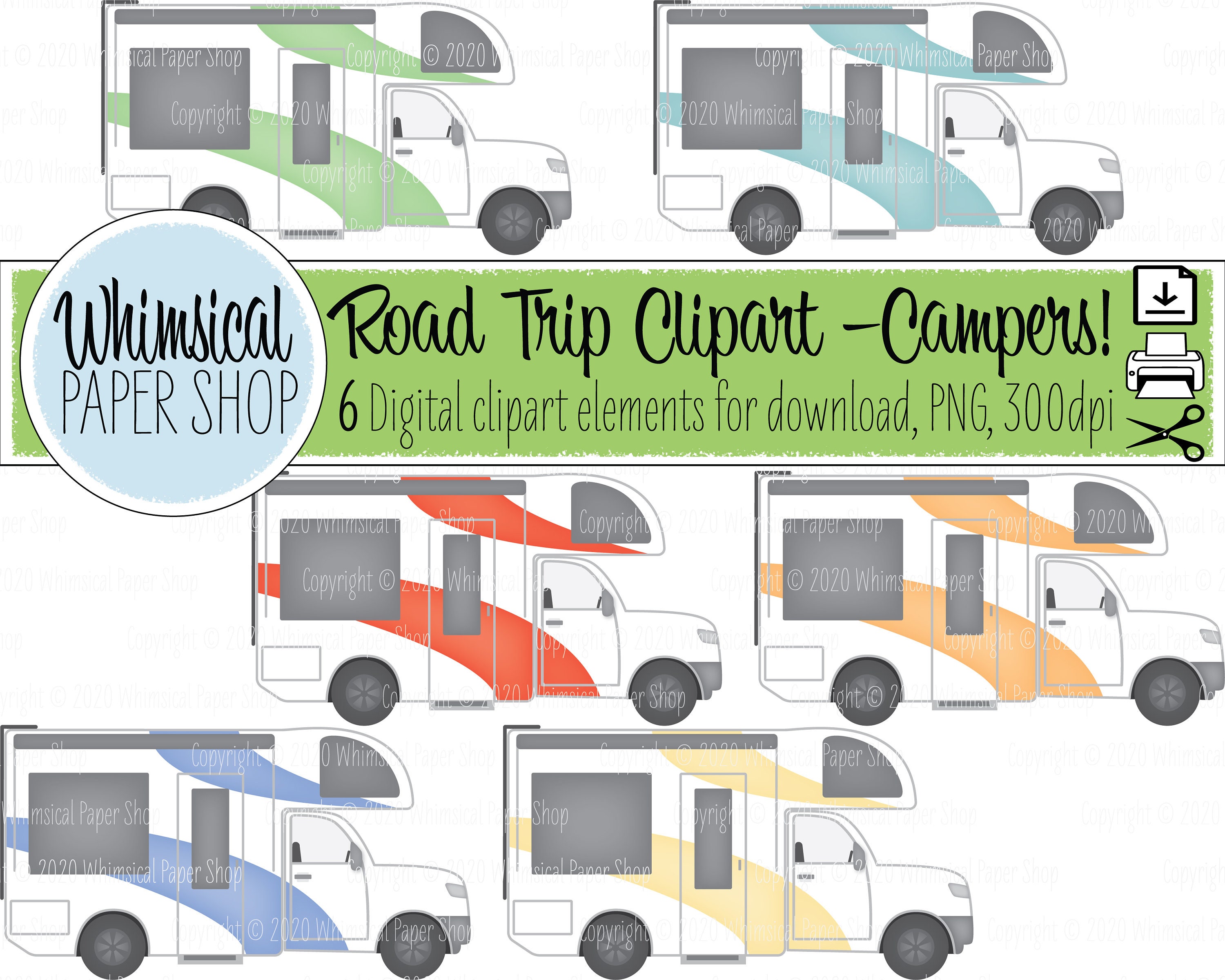 Rv Road Trip Clip Art
