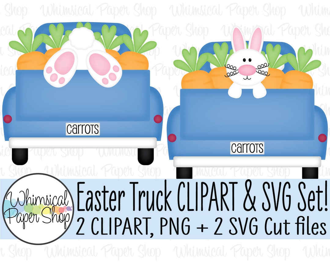 Easter SVG Clipart Set, Easter Bunny SVG, Easter Png, Easter Clipart ...