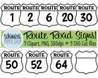 Route 1 Svg - Etsy
