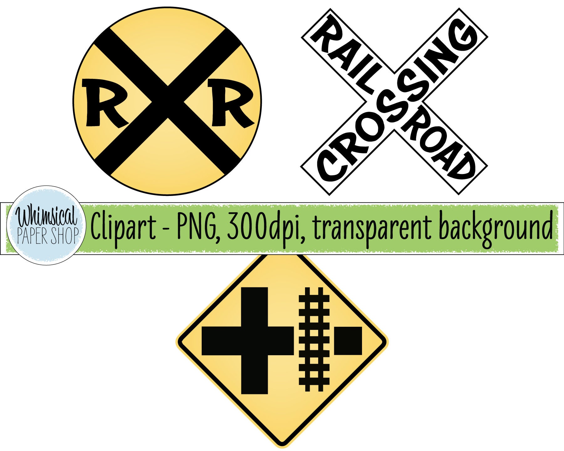 Train Crossing Sign Png