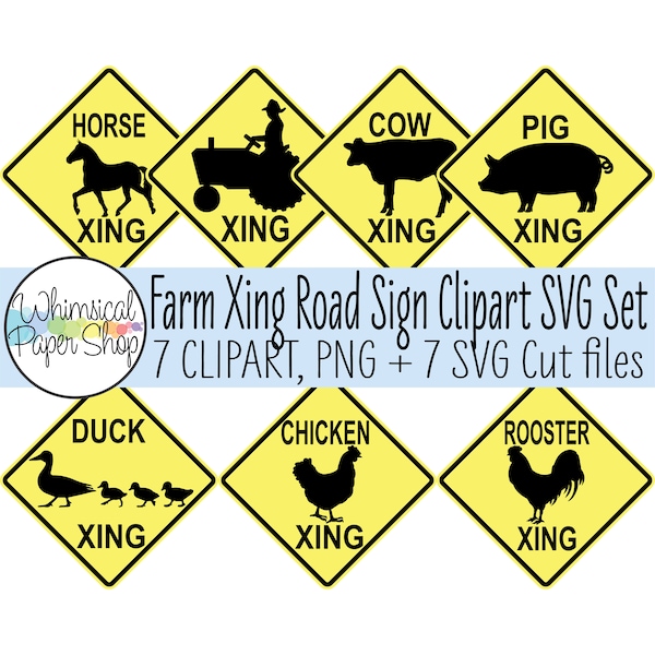 Crossing Animals Svg - Etsy