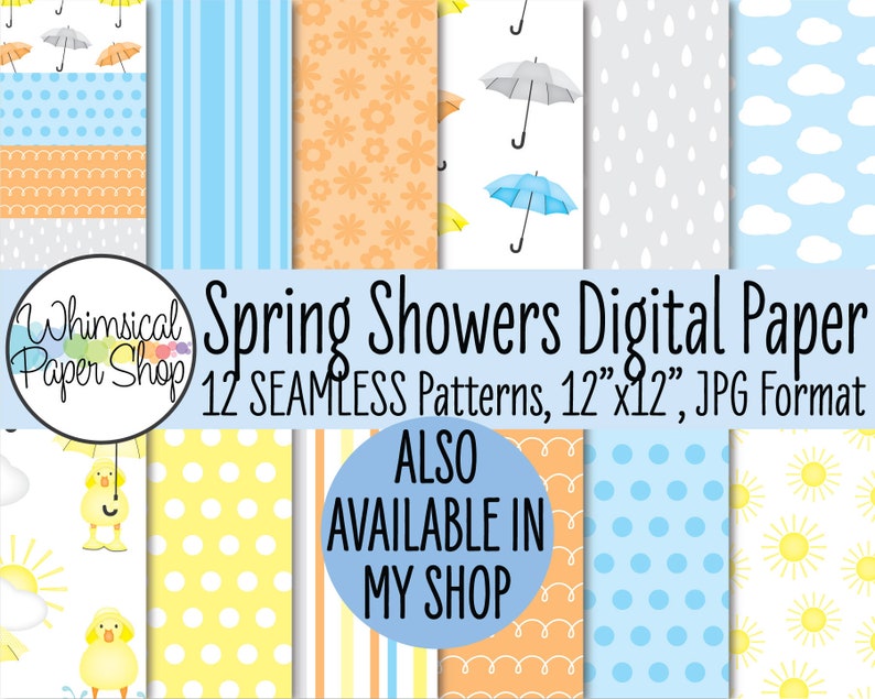 Rain Clouds Sunshine Rainbow Umbrella Clipart SVG Set Cute - Etsy