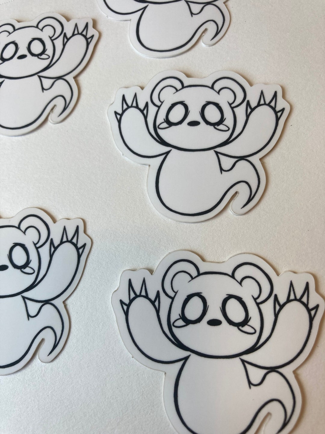 Bear Ghost Sticker - Etsy