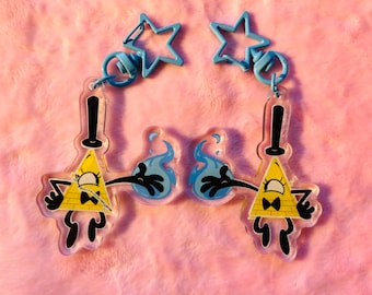 Baby Bill Cipher Holographic Sticker Gravity Falls Book of Bill - Etsy