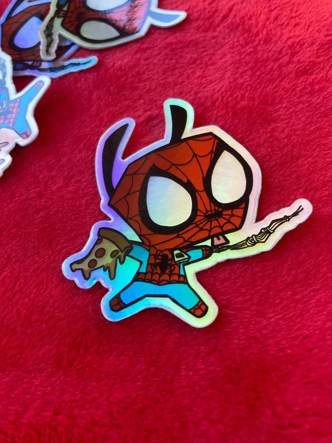 2 Spider-Man x Invader Zim GIR Sticker - Etsy
