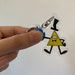 Bill Cipher Keychain - Etsy