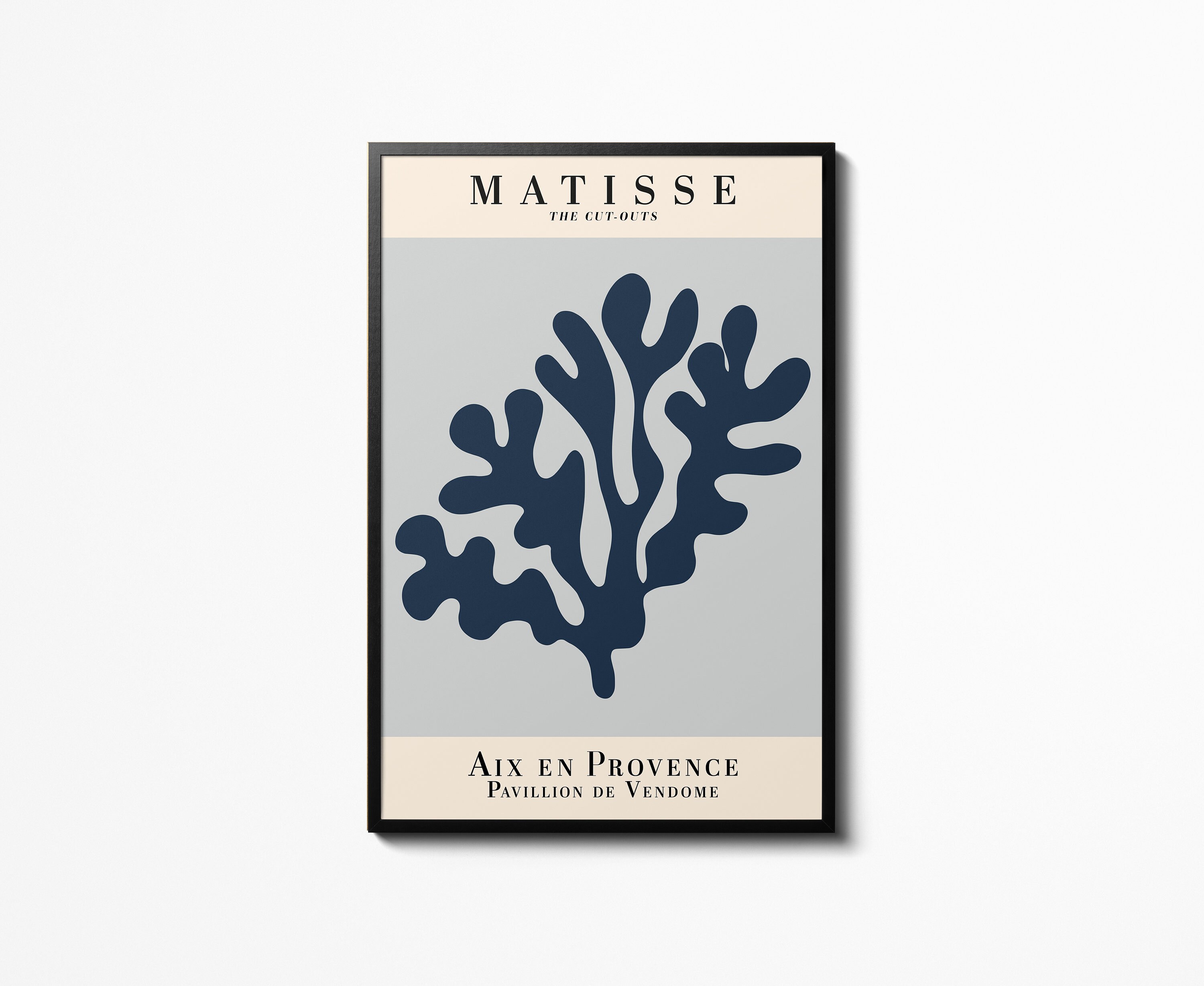 Henri Matisse Blue Plant Poster Wall Art Print Matisse the - Etsy