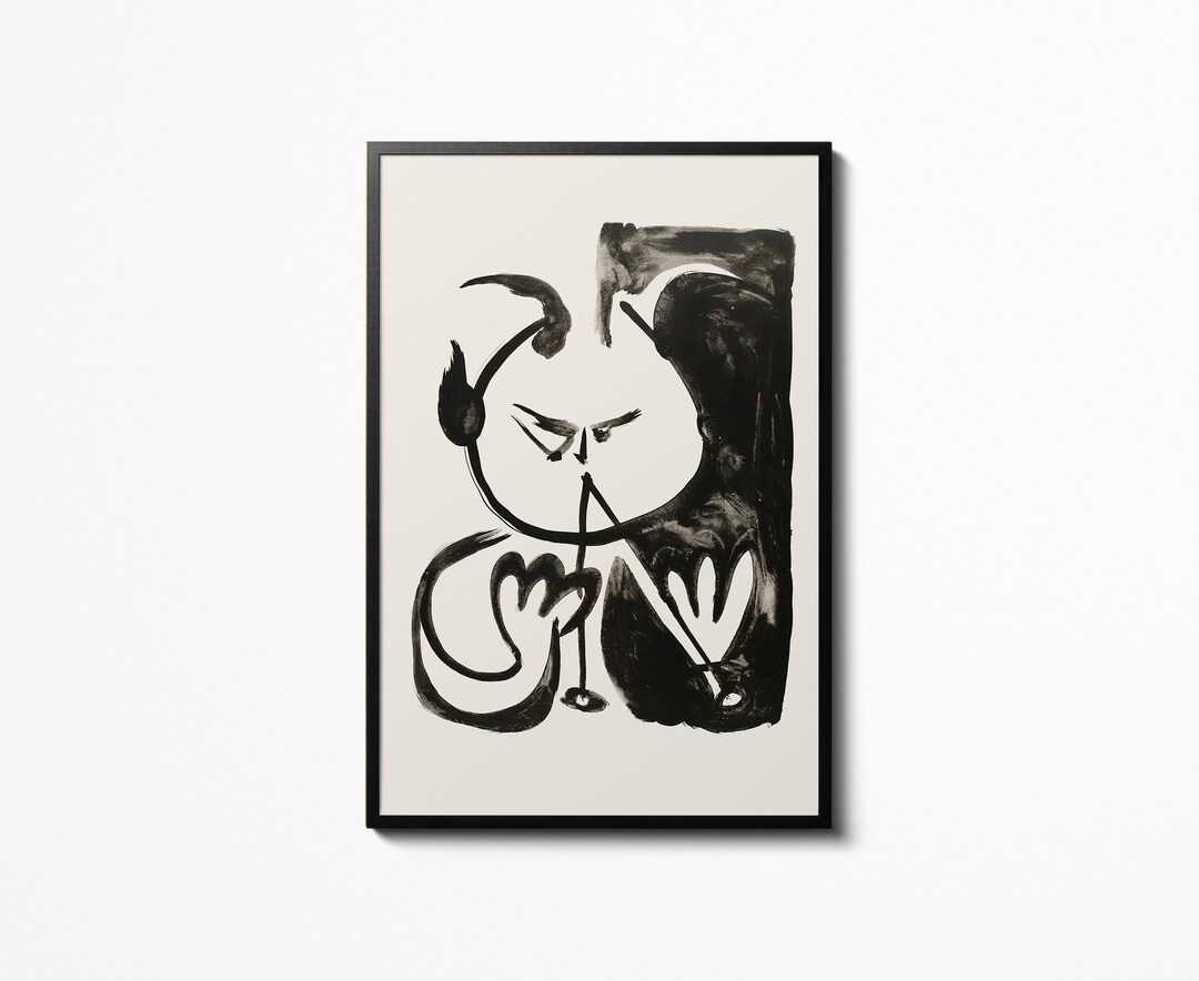 Picasso Faun Poster Lithograph Home Decor Wall Hanging Art Exhibition ...