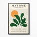 Henri Matisse Plant Poster Dark Green Wall Art Museum Exhibition ...