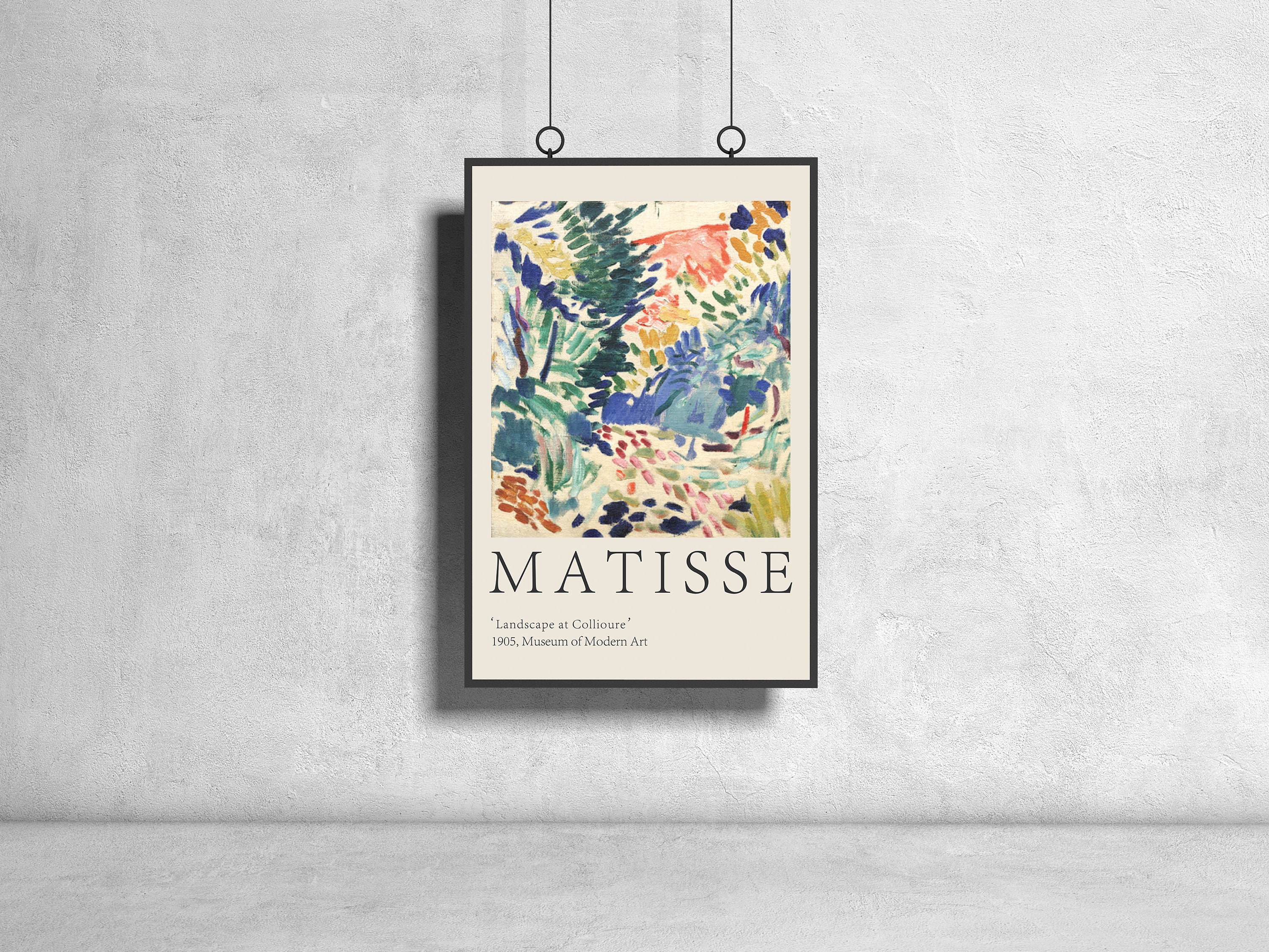 Henri Matisse Museum Art Exhibition Poster Matisse Art Print | Etsy