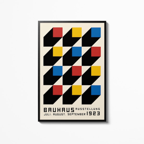 Color Blocks Poster - Etsy