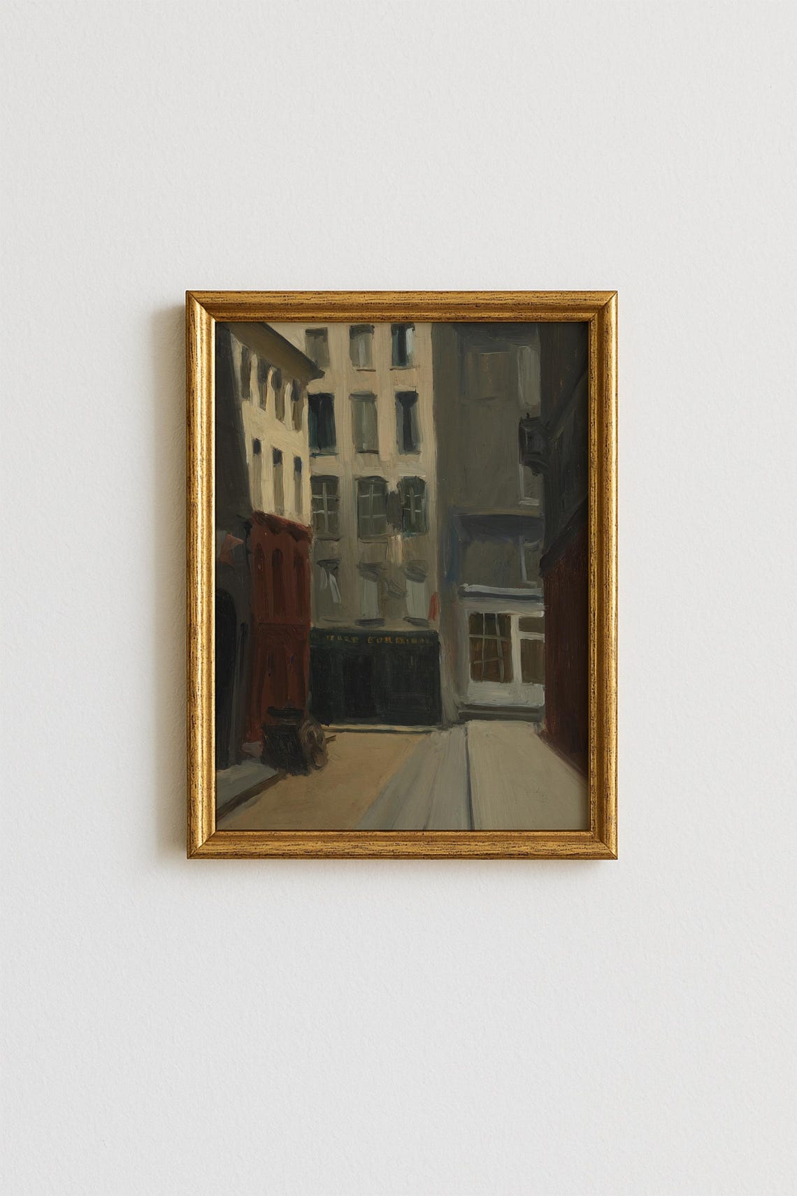 Edward Hopper Paris Street Poster - Vintage Fine Art Print - Classic ...