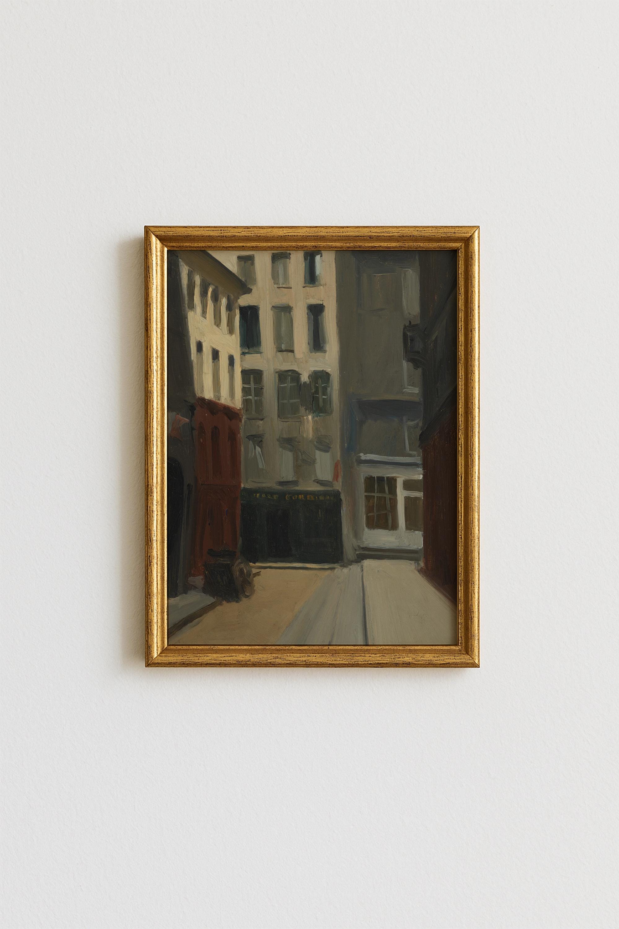 Edward Hopper Paris Street Poster - Vintage Fine Art Print - Classic ...