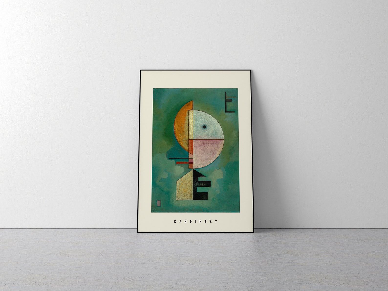 Wassily Kandinsky Upward Poster Abstract Wall Hanging Painting | Etsy