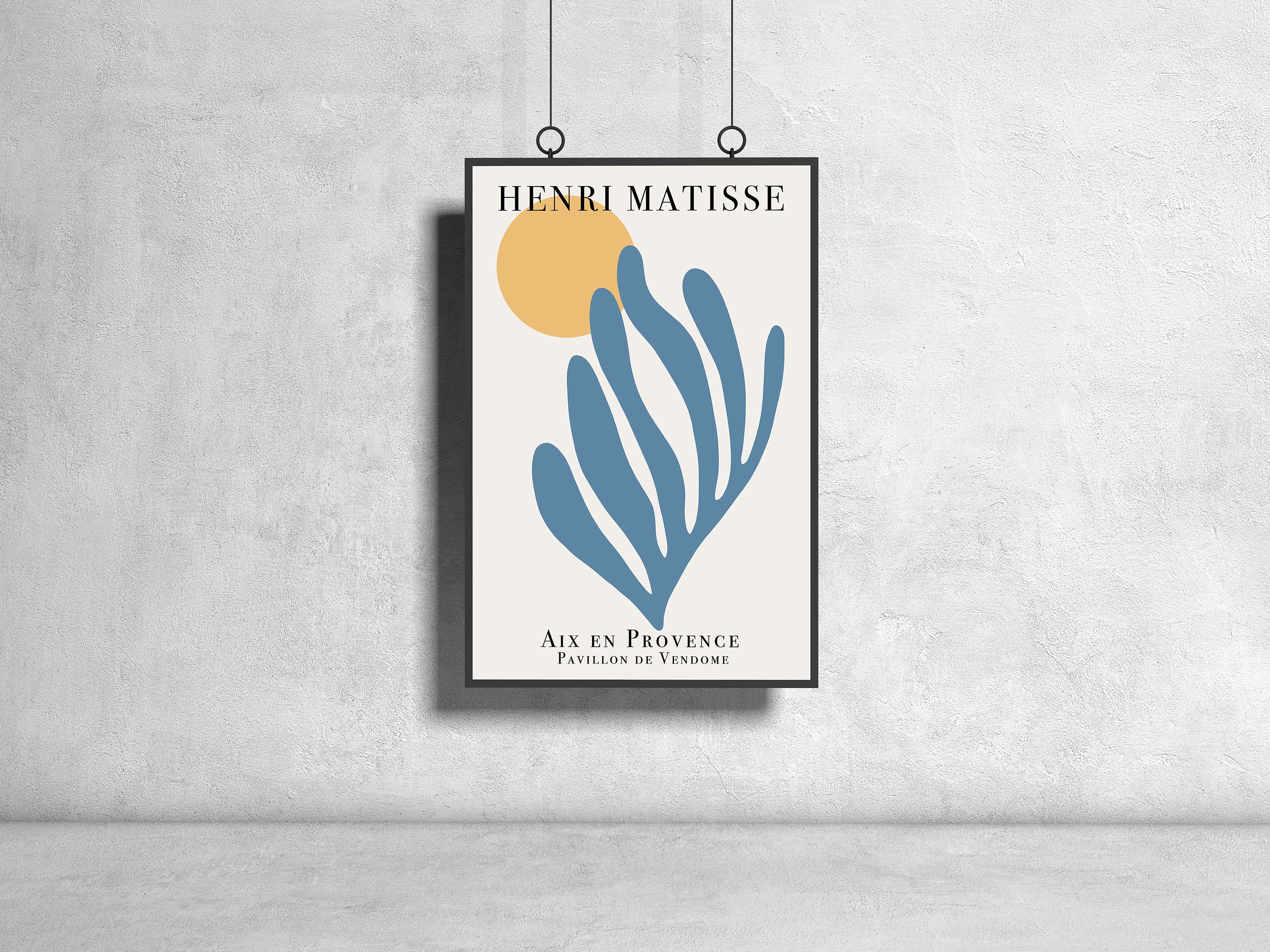 Henri Matisse Sun Art exhibition poster Berggruen & Cie | Etsy