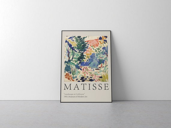 Henri Matisse Museum Art Exhibition Poster Matisse Art Print | Etsy