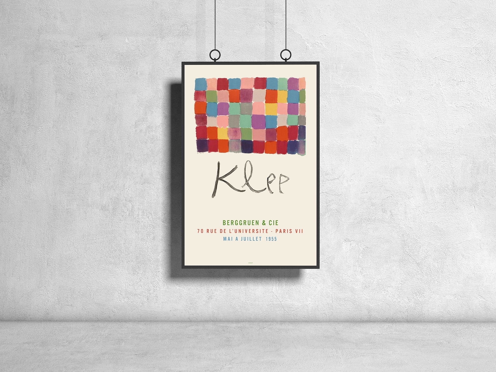 Paul Klee Bergrunen & Cie Poster Multicolor Wall Art Home Decor Wall ...