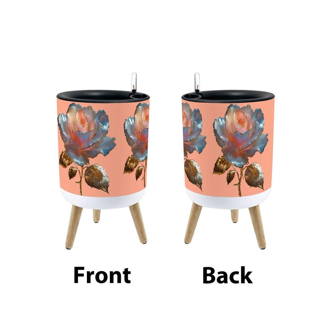 Rose Flower Pot With Legs - Etsy