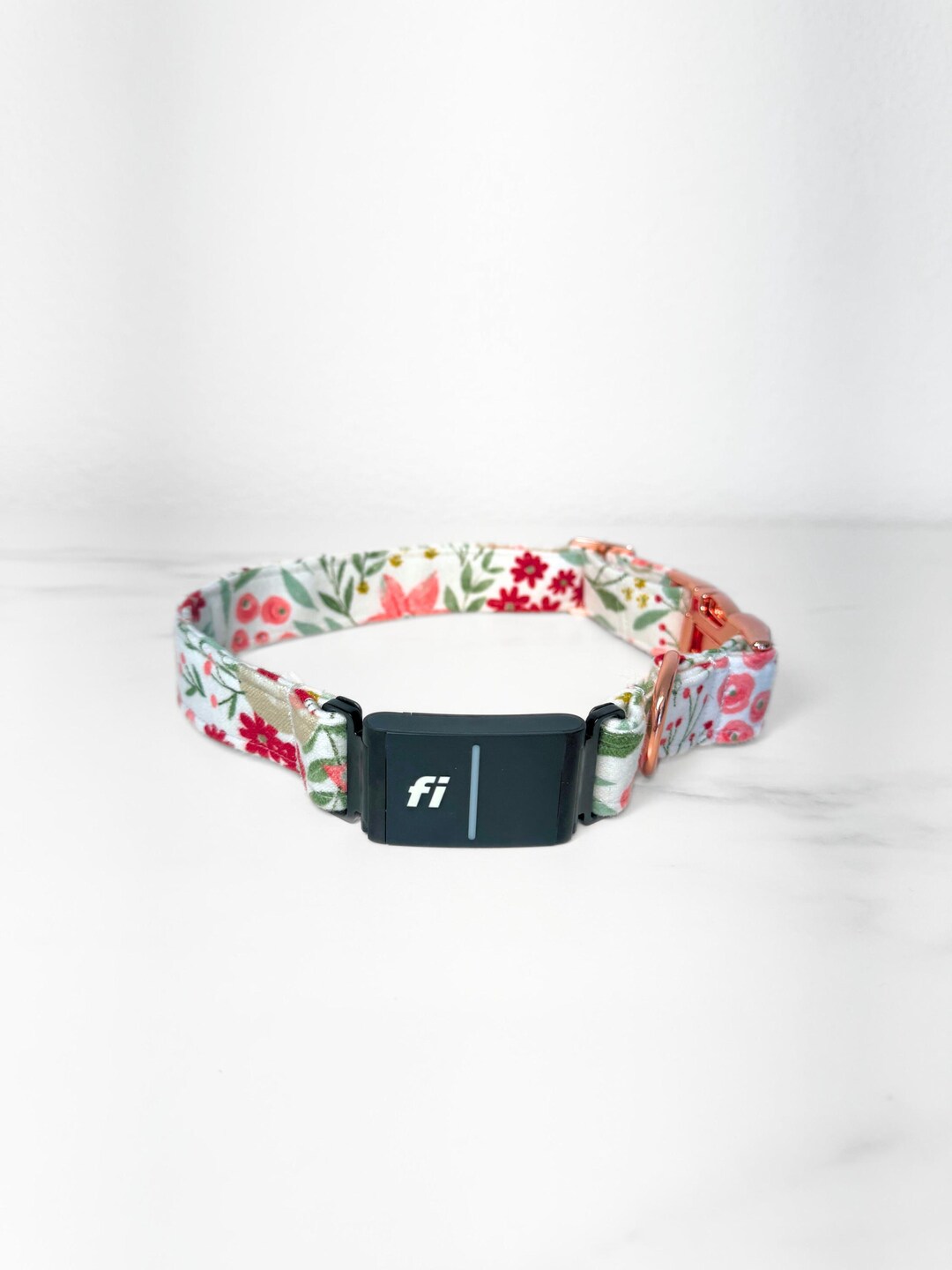 Floral Flannel Fi Compatible Series 2 or Series 3 Dog Collar - 3/4 Inch ...