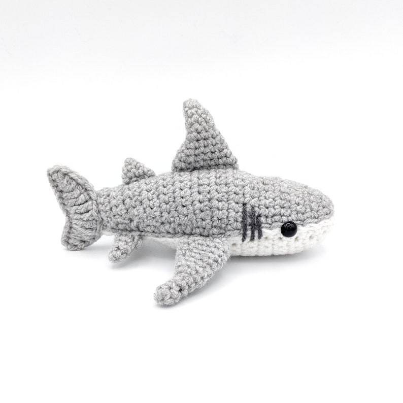 Finnigan the Shark Pattern/crochet Shark - Etsy