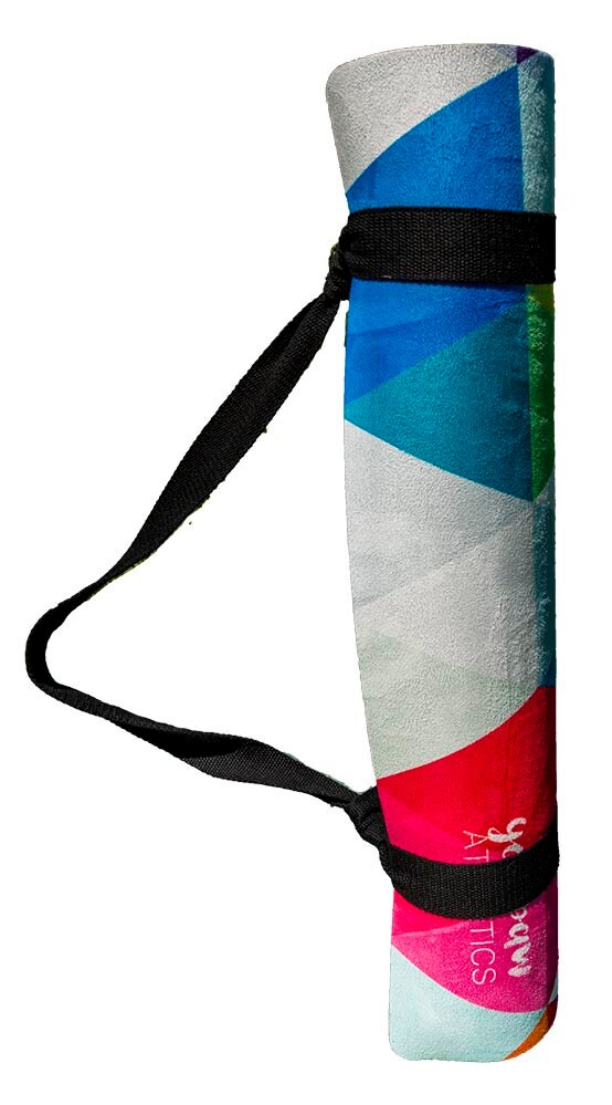 COLORFUL YOGA MAT Triangle Geometric Printed Yoga Mat - Etsy