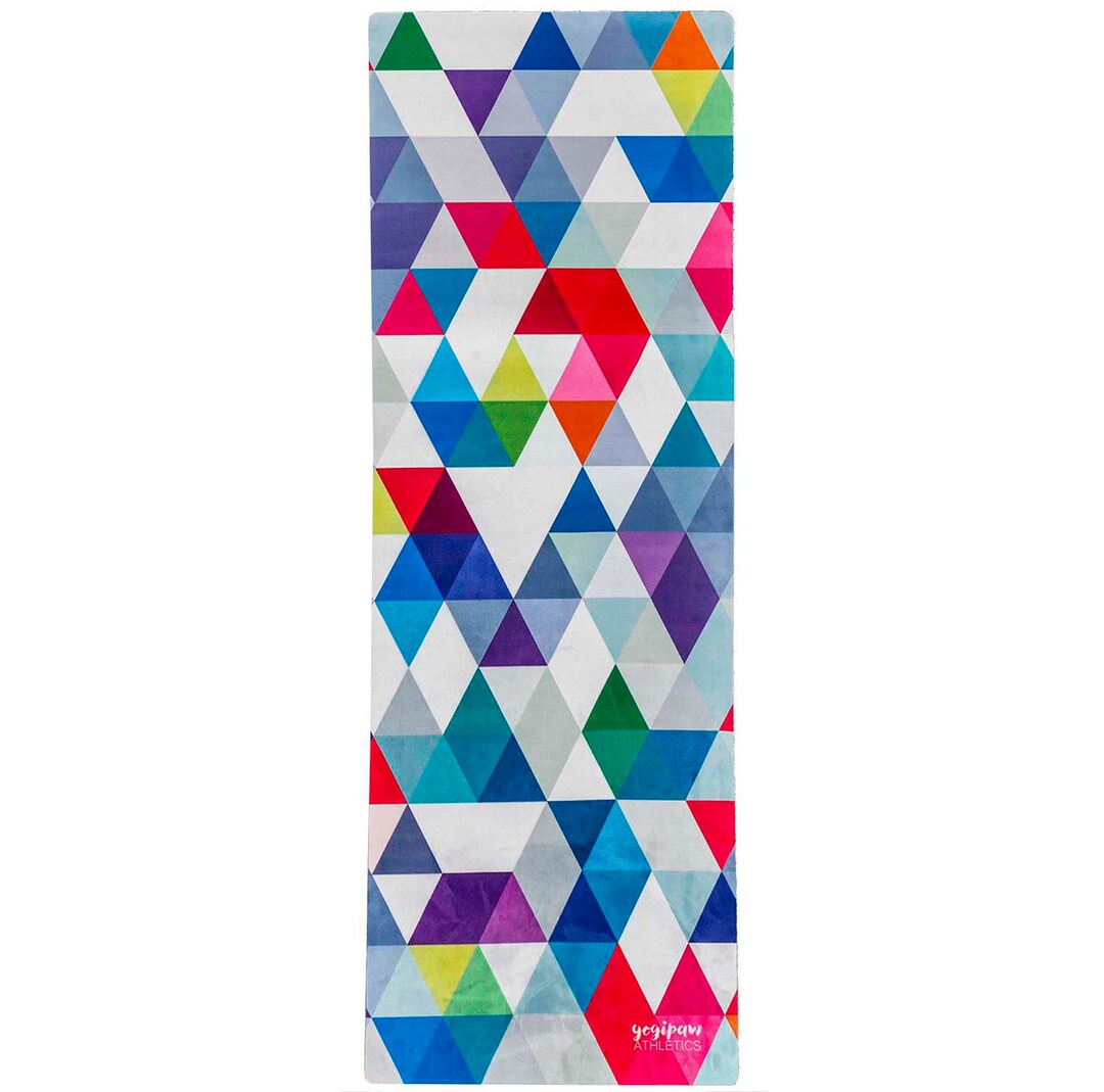 COLORFUL YOGA MAT Triangle Geometric Printed Yoga Mat - Etsy