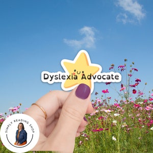 Dyslexia Awareness Sticker, Dyslexia Advocate Sticker, Dyslexia Teacher ...