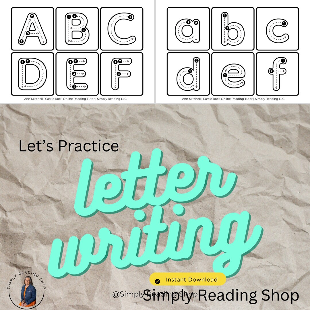 ABC Letter Writing, Tracing, Early Learning, Letter Recognition ...